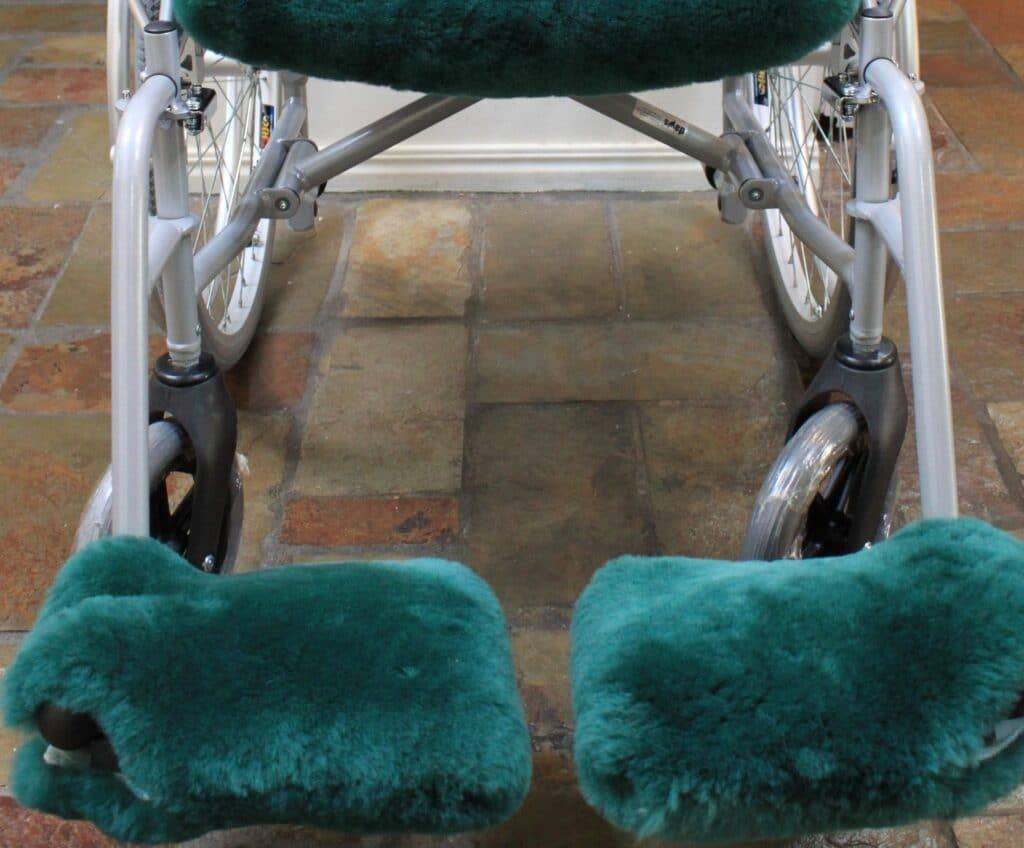 Sheepskin Wheelchair Footplate Covers - Double Sided - OZwool ...
